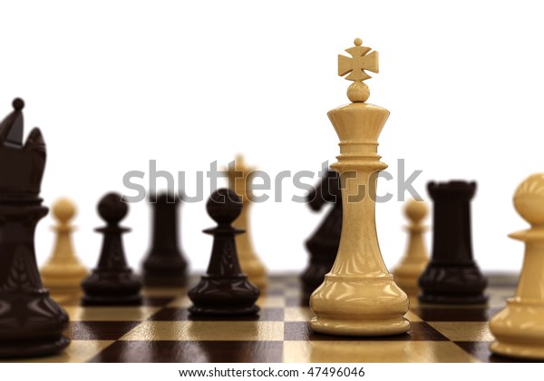 Side View Chess Board Different Chess Stock Illustration 47496046 ...