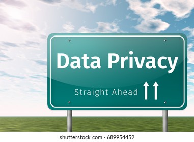 Signpost Data Privacy Wording Stock Illustration 689954452 | Shutterstock
