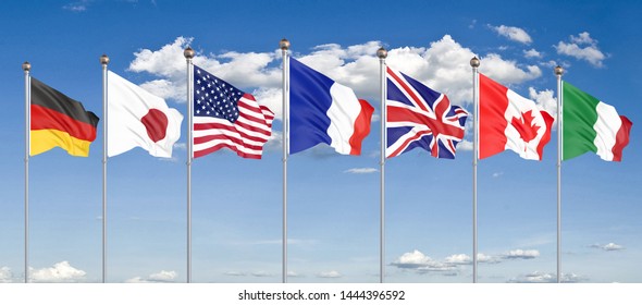 1,084 G7 flags Images, Stock Photos & Vectors | Shutterstock