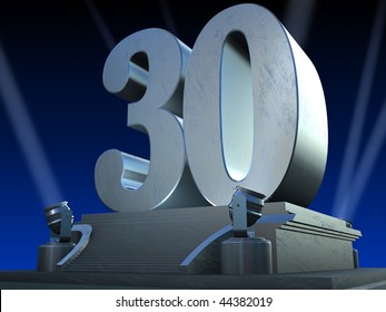Silver 30 Stock Illustration 44382019 | Shutterstock