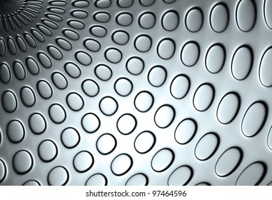 Silver Abstract Embossed Dot Background 3d Stock Illustration 97464596 ...