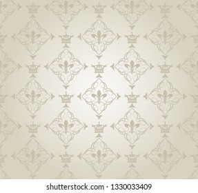 Silver Royal Background Wallpaper Texture Pattern Stock Vector (Royalty ...