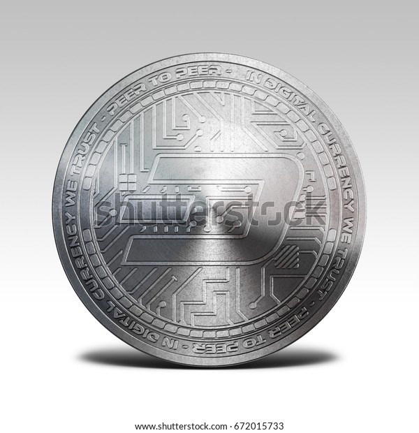 Silver Dash Isolated On White Background Stock Illustration 672015733 ...