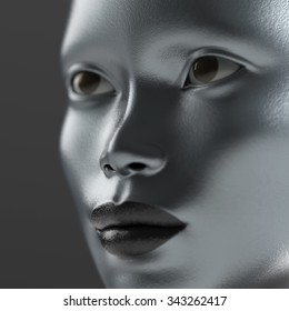 3,623 Girl silver paint on face Images, Stock Photos & Vectors ...