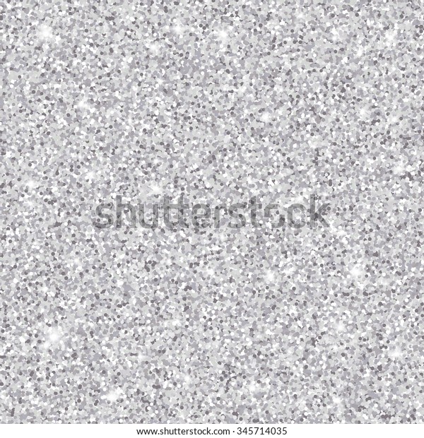 Silver Glitter Seamless Pattern Textured Background Stock Illustration ...