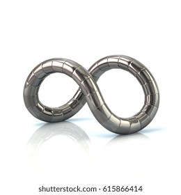 Ilustrasi Stok Impossible Infinity Symbol Optical Illusion 3d 517052701 ...