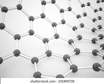 Silver Molecular Mesh Structure Rendered Stock Illustration 231890728 ...