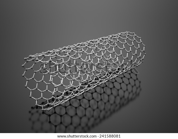 Silver Molecular Mesh Structure Rendered Stock Illustration 241588081 ...