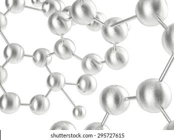Silver Molecule Structure Stock Illustration 295727615 | Shutterstock