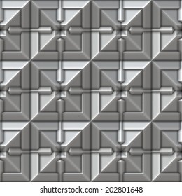 Silver Ornament Pattern Seamless Texture Background Stock Illustration ...