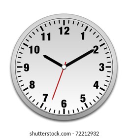 Clock 7 Oclock Vector Illustration Isolated Stock Vector (Royalty Free ...