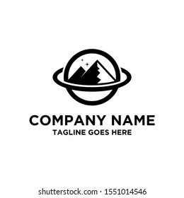 Simple Abstract Space Summit Logo Design Stock Illustration 1551014546 ...