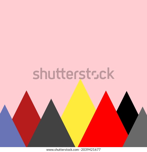 Simple Background Design Simple Shapes Poster Stock Illustration ...