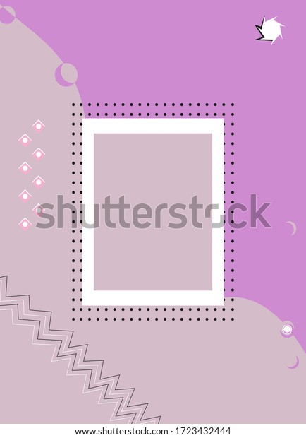 Simple Backgrounds Needs Frames Photos Additions Stock Illustration ...