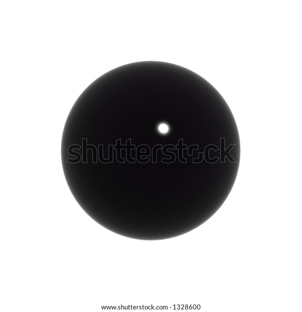 Simple Black 3d Ball Raytrace Texture Stock Illustration 1328600 ...