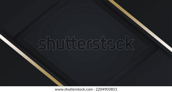 Simple Black Empty Background Design Stock Illustration 2204903851 ...