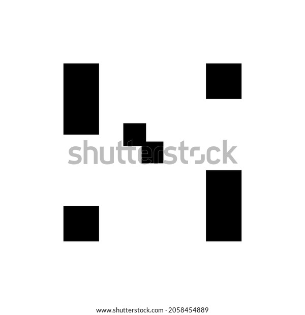 Simple Black Logo Square Rectangle Shape Stock Illustration 2058454889 ...