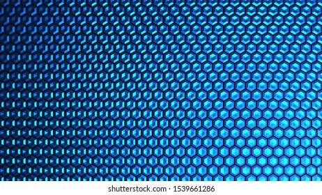 Simple Blue Polygon Mesh Texture Closeup Stock Illustration 1539661286 ...