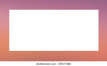 Simple Border Frame White Background Stock Illustration 378177484 ...