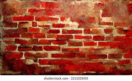 Simple Brick Wall Texture Backround Stock Illustration 2211033435 ...