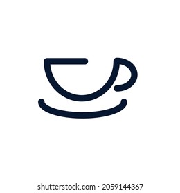 Simple Cool Cup Design Drinking Stock Illustration 2059144367 ...