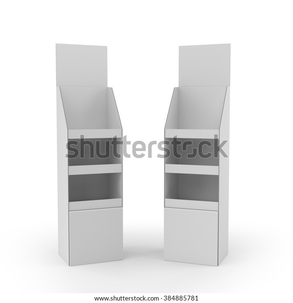 Simple Display Stand Mockup Template Stock Illustration 384885781 ...