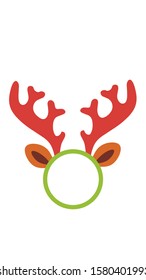 Simple Drawing Deer Head Stock Illustration 1580401993 | Shutterstock