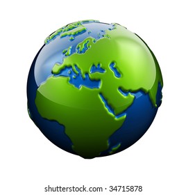 Simple Earth Stock Illustration 34715878 | Shutterstock