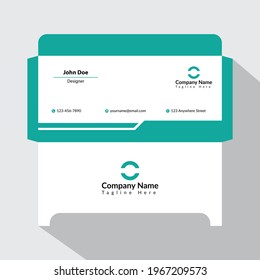 Simple Envelope Template Envelope Design Stock Illustration 1967209573 ...