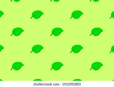 Simple Green Leaf Background Wallpapper Hd Stock Illustration ...