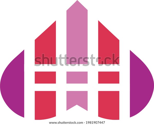 Simple Iconic Monogram Logos By Initials Stock Illustration 1981907447 ...