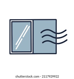 Simple Illustration Image Ventilation Stock Illustration 2117929922 ...