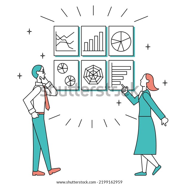 Simple Infographic Representing Organization Illustrations Male Stock ...