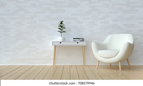 Simple Interior Empty Wall 3d Illustration Stock Illustration 708579946 ...