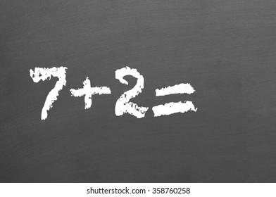 Simple Mathematical Equation Stock Illustration 358760246