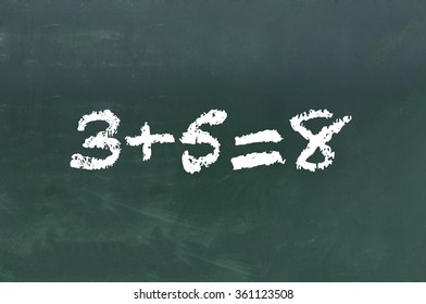 Simple Mathematical Equation Stock Photo (Edit Now) 358233011