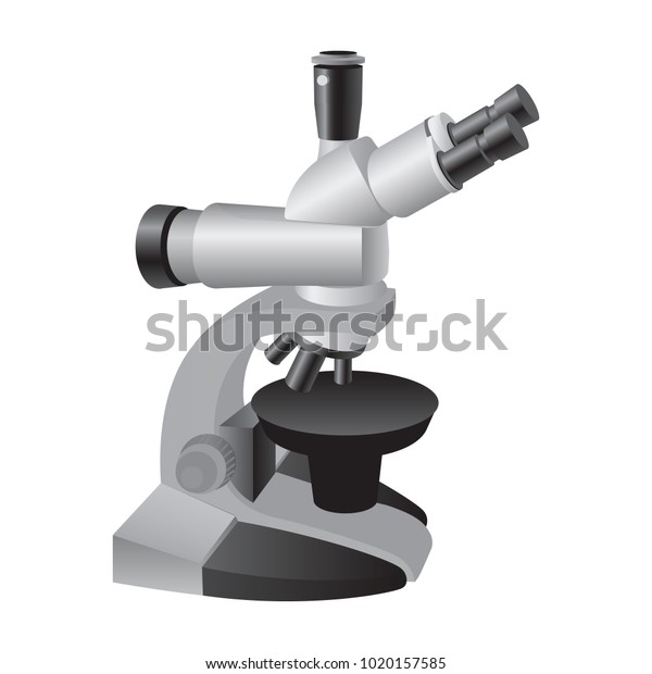 Simple Microscope Illustration Stock Illustration 1020157585 | Shutterstock