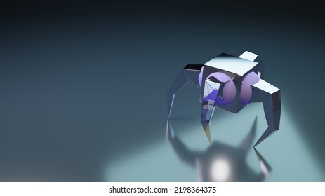 Simple Spider Robot Which Cute Has Stock Illustration 2198364375 ...