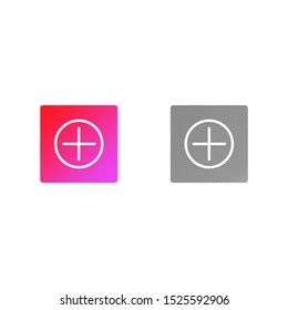 Simple Square Icon Web App Mobile Stock Illustration 1525592906 ...