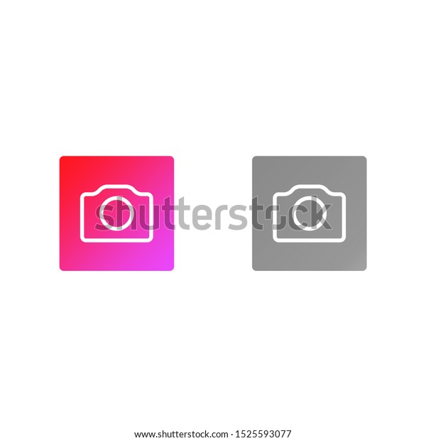 Simple Square Icon Web App Mobile Stock Illustration 1525593077 ...