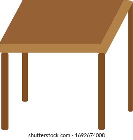 Simple Square Table Illust Stock Illustration 1692674008 | Shutterstock