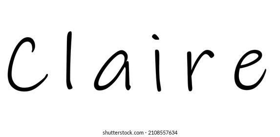 157 imágenes de Claire lettering - Imágenes, fotos y vectores de stock ...