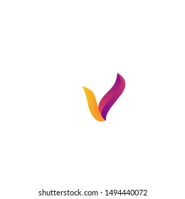 Simple V Logo Type Logo Logo Stock Illustration 1494440072