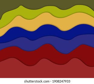Simple Wave Background Wallpaper Stock Illustration 1908247933 ...