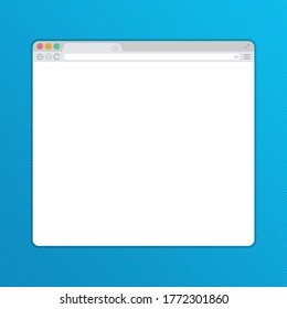 Abstract Flat Design Internet Browser Template Stock Vector (Royalty ...