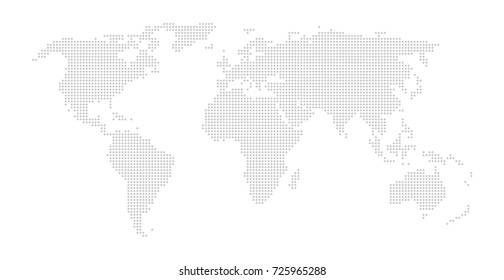 9,745 Grey world map light Images, Stock Photos & Vectors | Shutterstock