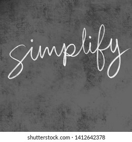 Simplify Simple Chalk Board Calligraphy Stock Illustration 1412642378 ... Simplify Simple Chalk Board Calligraphy Stock Illustration 1412642378 ...