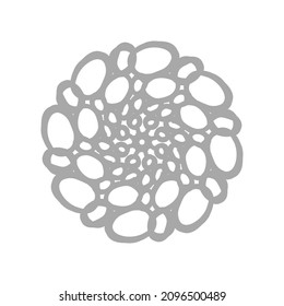 Single Design Textures White Background Wallpapers Stock Illustration ...