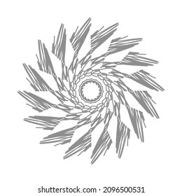 Single Design Textures White Background Wallpapers Stock Illustration ...