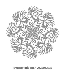 Single Design Textures White Background Wallpapers Stock Illustration ...